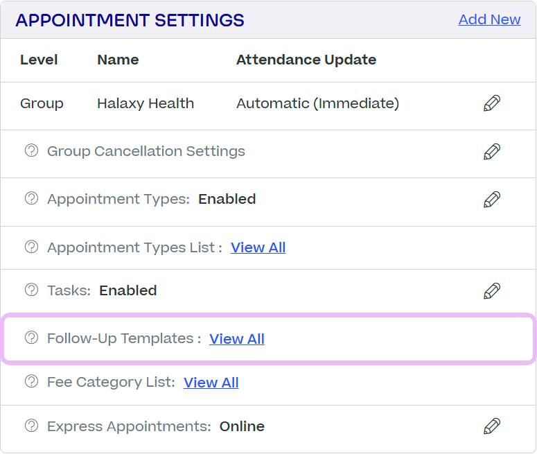 Schedule follow-up messages to patients – Halaxy Help Guide | United ...