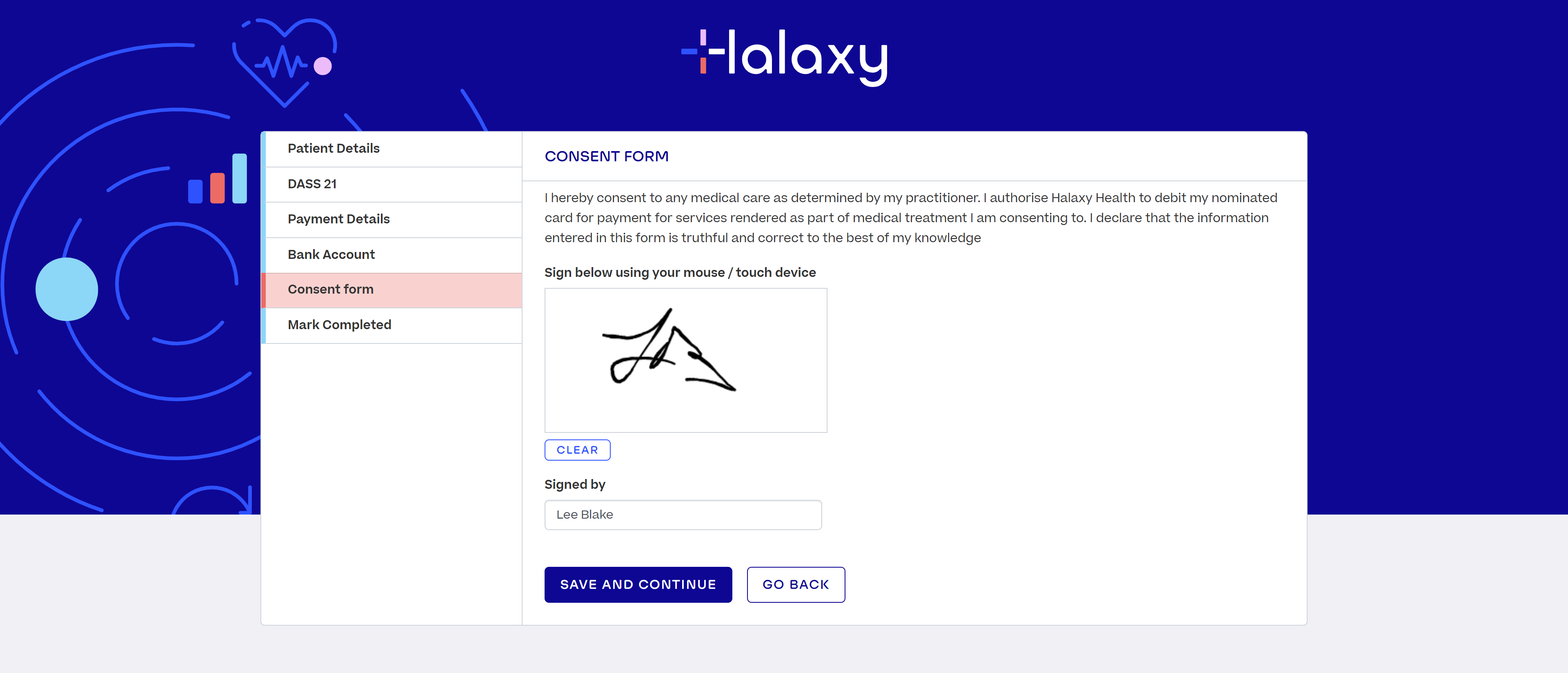 Create a consent or service agreement form – Halaxy Help Guide | United ...